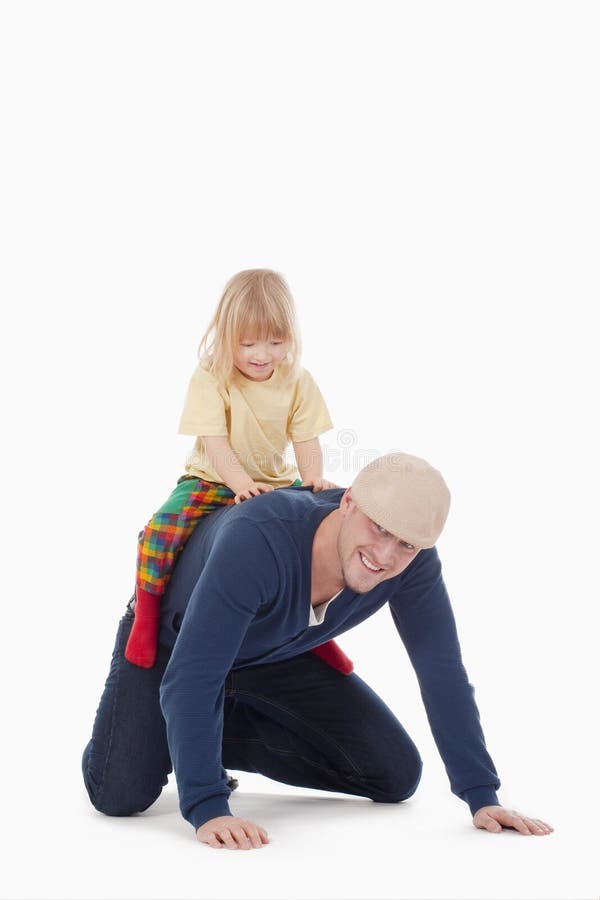 Piggyback ride stock image. Image of happy, young, parenting - 12958473