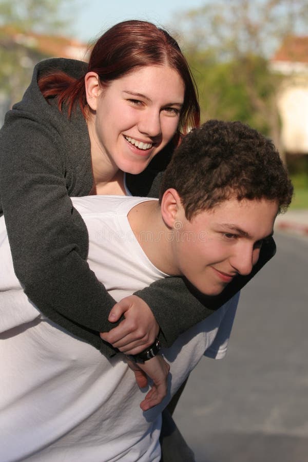 Piggyback ride stock photo. Image of couples, carefree, informal - 95810