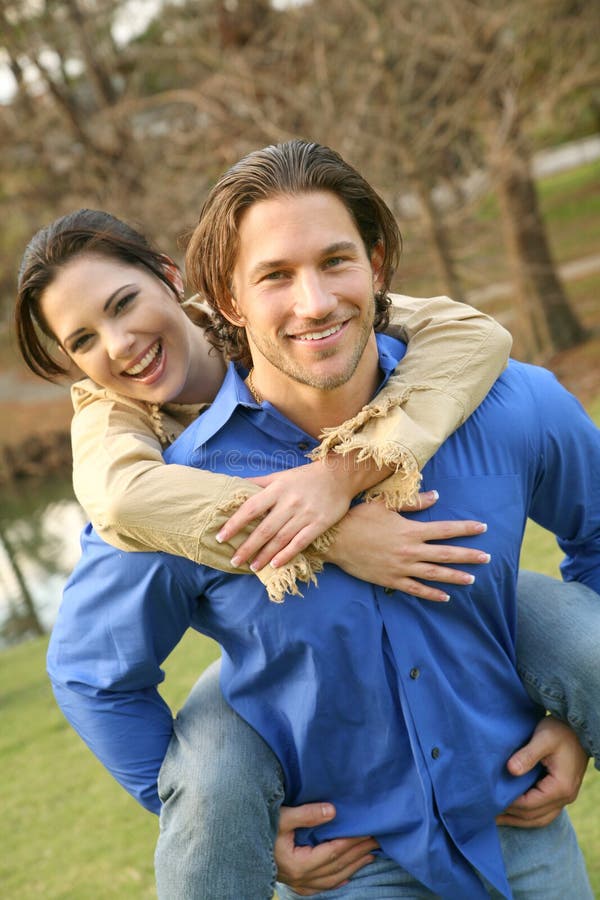 Piggybacking stock photo. Image of people, adult, play - 9927426