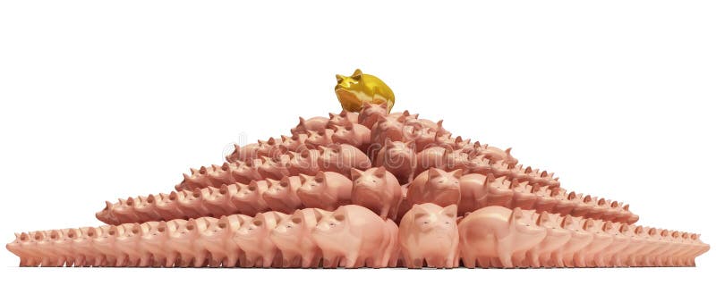 Piggybank-pyramid stock image. Image of cutout, ceramic - 11390019
