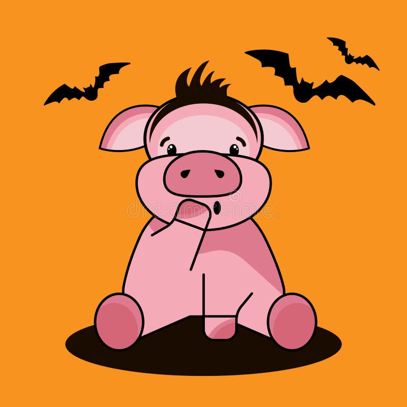 Cartoon Scared Pig Stock Illustrations – 392 Cartoon Scared Pig Stock ...
