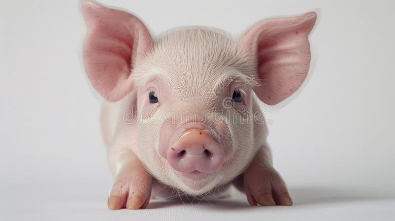 A Close-Up of a Piglet. AI Generated Stock Photo - Image of animal ...
