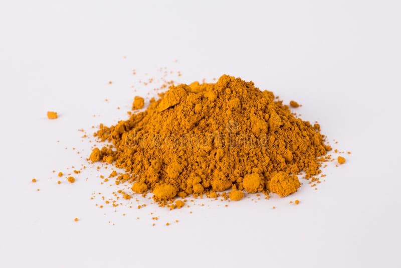 Red ochre pigment pile stock photo. Image of powdered, colour - 583242