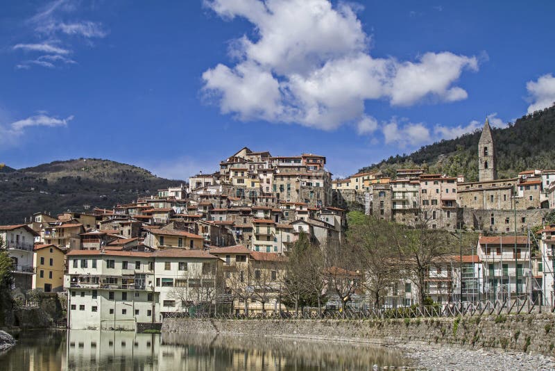 Pigna stock photo. Image of apennines, pigna, liguria - 53432498
