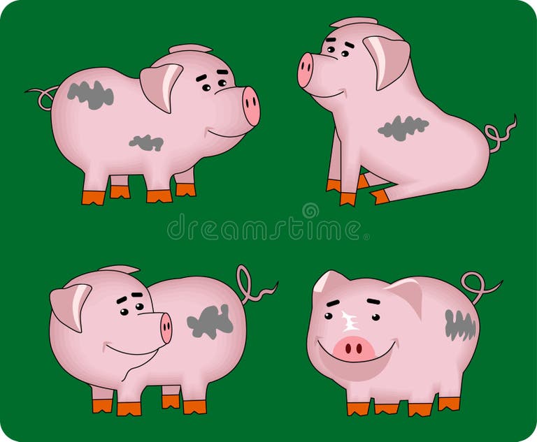 Breeding Pigs Stock Illustrations – 624 Breeding Pigs Stock ...