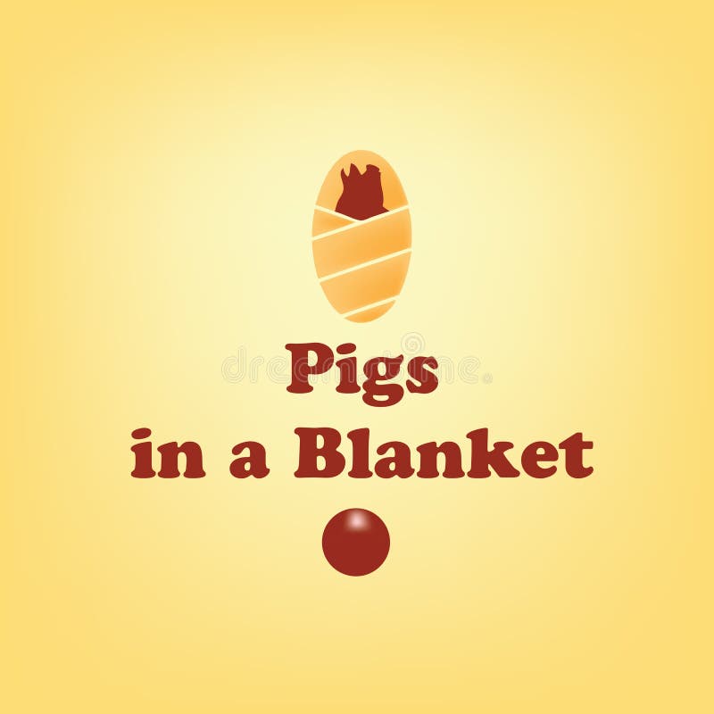 Pigs Blanket Food Clipart Stock Illustrations – 3 Pigs Blanket Food ...