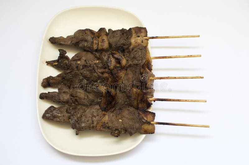Pigs on sticks stock photo. Image of meal, food, grilled - 35909964