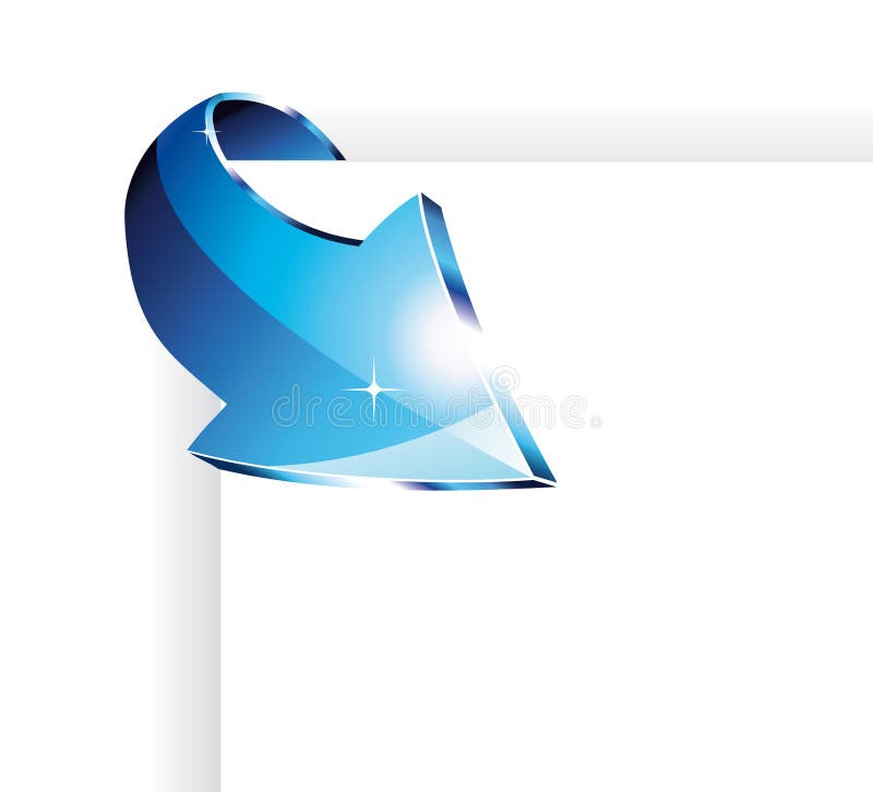 Pijl Die Aan Het Centrum Van Het Beeld Richt Vector Illustratie ...