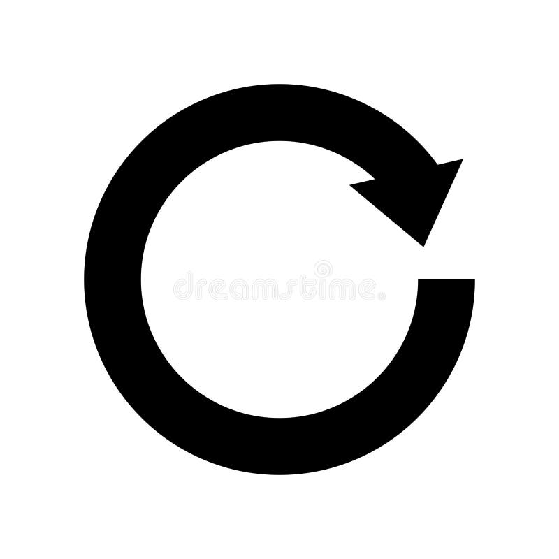 Pijl in rond embleem stock illustratie. Illustration of teken - 82856694