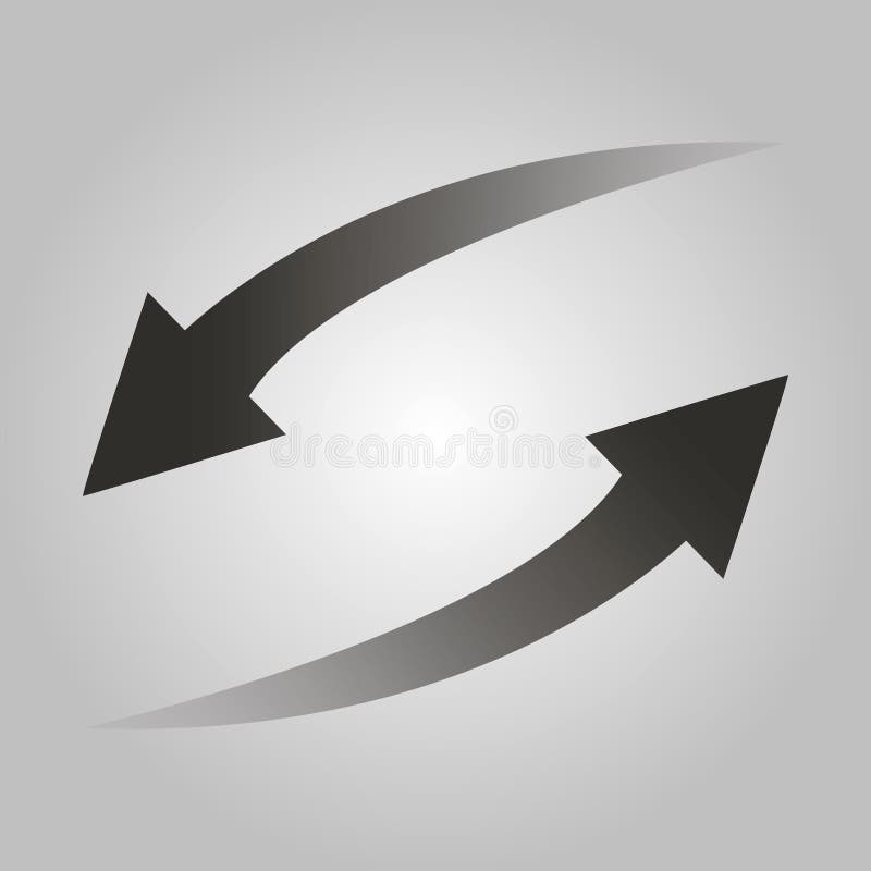 Groene Pijlen Recyclen Eco-symbolen Vectorillustratie Geïsoleerd Op ...