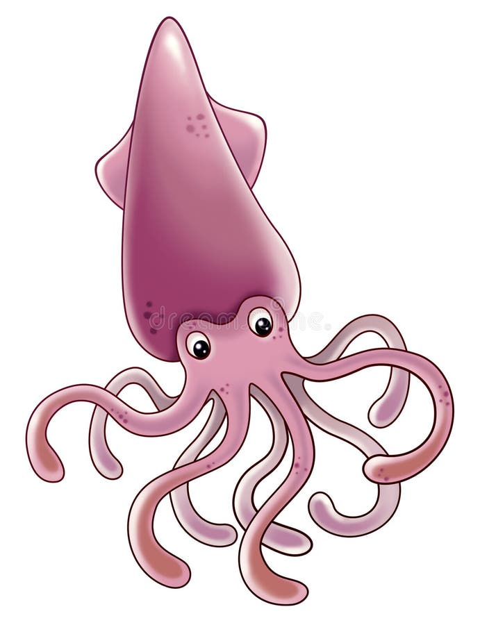 Pijlinktvis stock illustratie. Illustration of dieren - 20867727