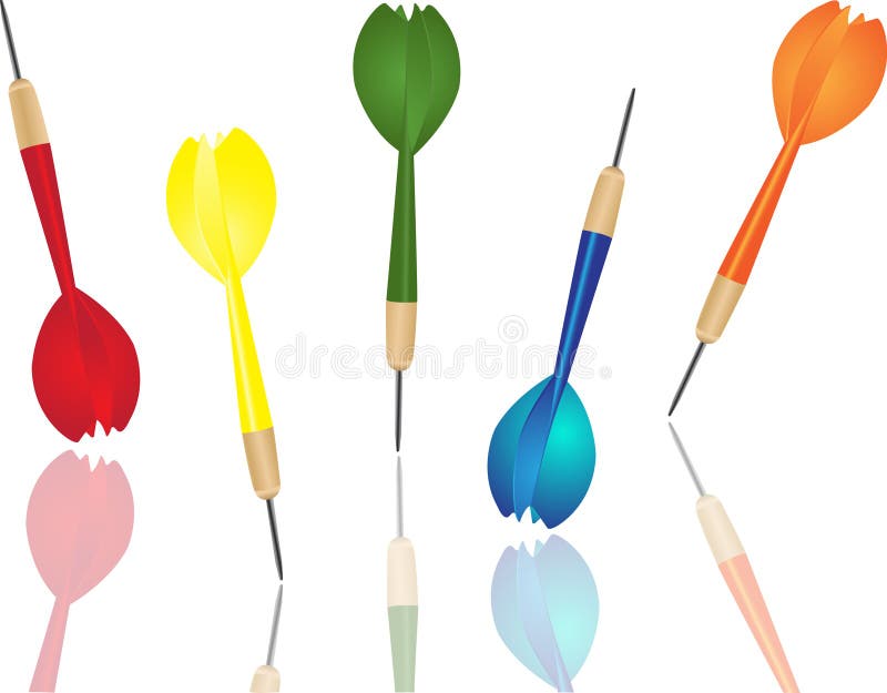 Pijltje, Verschillende Kleur Vector Illustratie - Illustration of ...