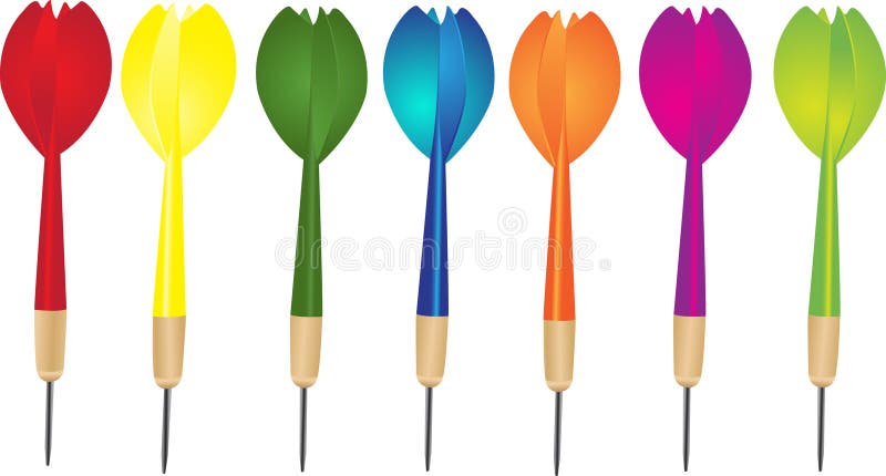 Pijltje, Verschillende Kleur Vector Illustratie - Illustration of ...