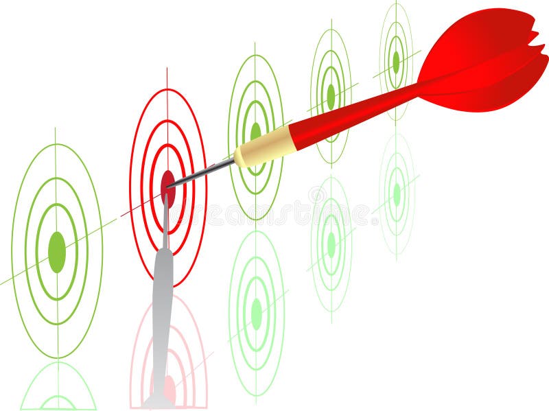 Pijltje, Verschillende Kleur Vector Illustratie - Illustration of ...