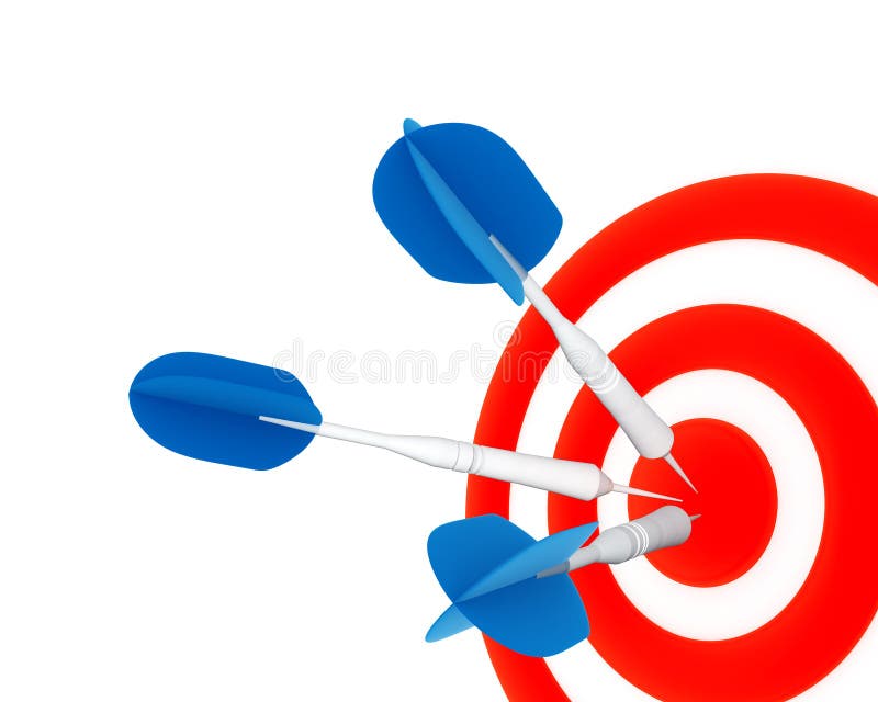 Pijltjes stock illustratie. Illustration of concurrerend - 12527769