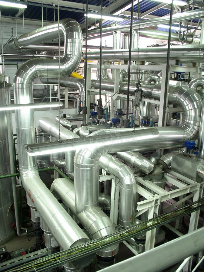 Pijpleiding stock foto. Image of petrochemisch, installatie - 4250280