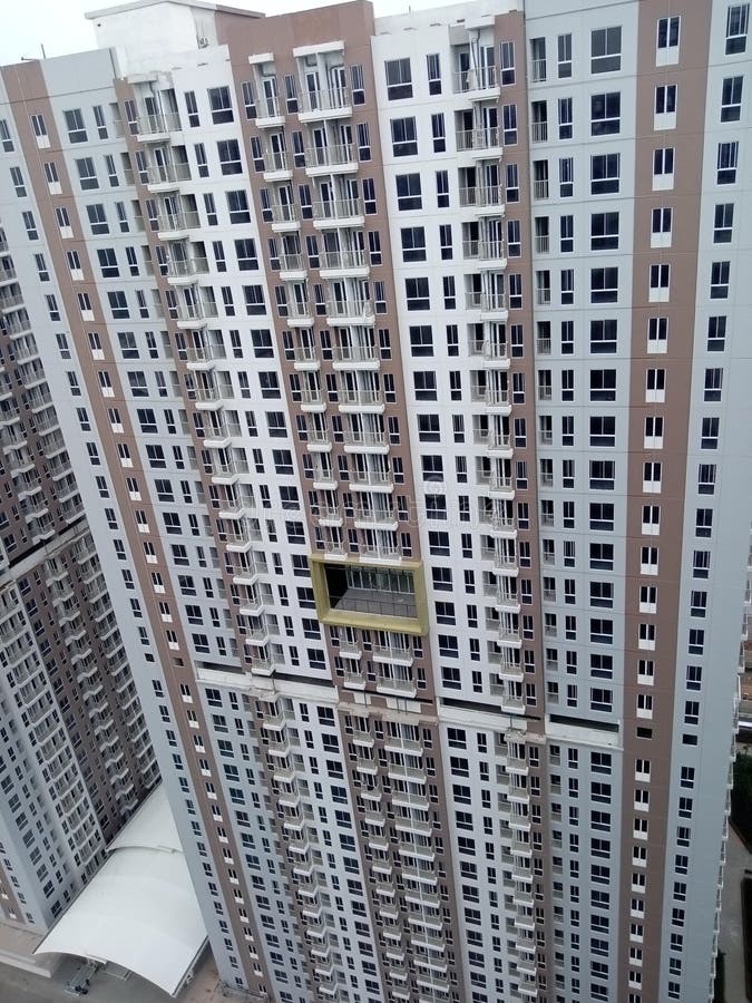 Pik 2 Estuary Apartment Building Tangerang Stock Image - Image of line ...