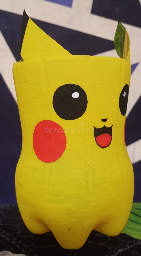 Pikachu Pot Handmade editorial photo. Image of yellow - 222165911