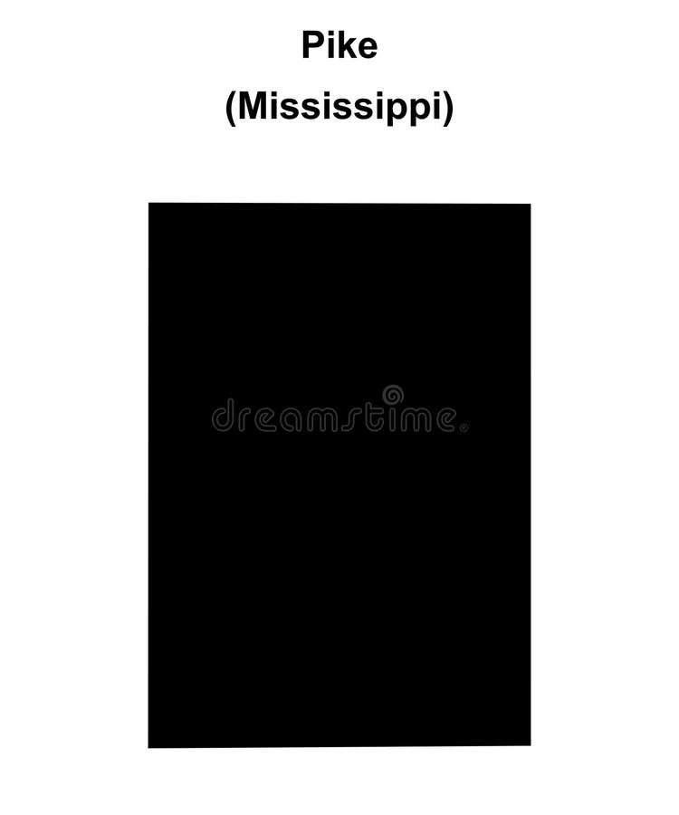 Pike outline map stock vector. Illustration of contour - 357457681