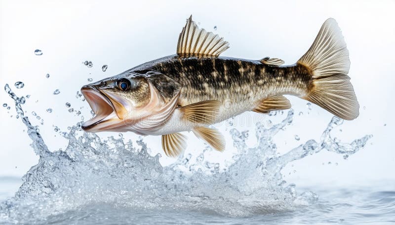 White Perch Jumping Out Water Stock Photos - Free & Royalty-Free Stock ...