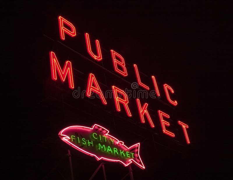 Pike place market stock image. Image of washington, market - 1613507