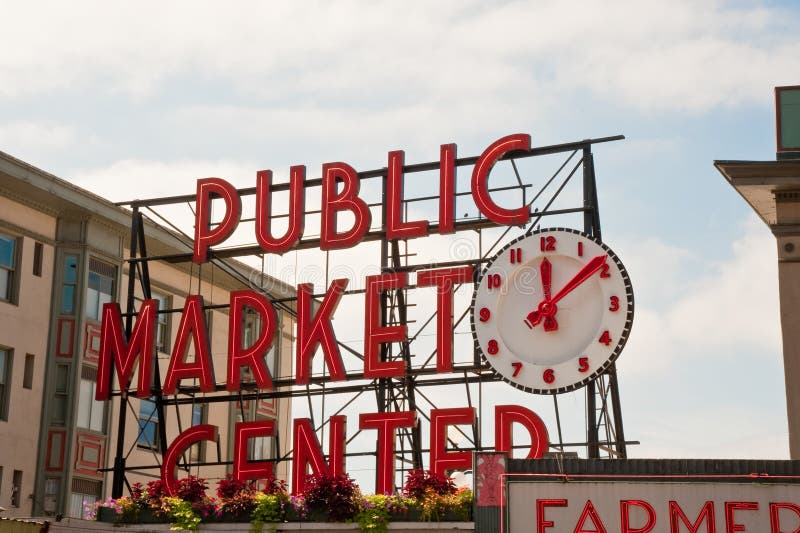 Pike Place Market stock photo. Image of urban, market - 85231662