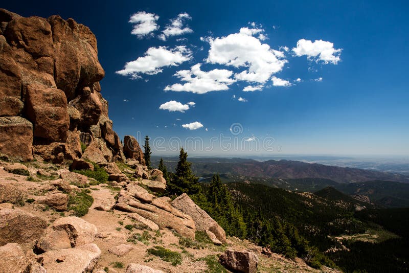 Pike s Peak stock image. Image of mountians, colorful - 39365091
