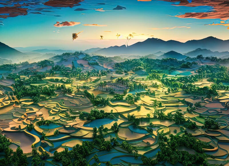 Pikit, Cotabato, Philippines. Generative AI. Stock Illustration ...