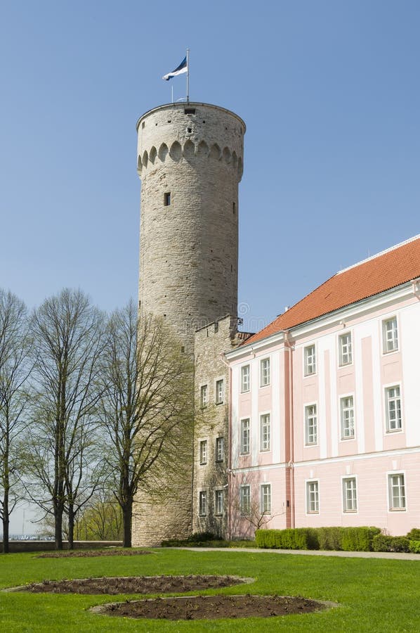 Pikk Hermann and Toompea Castle Stock Photo - Image of landmark ...