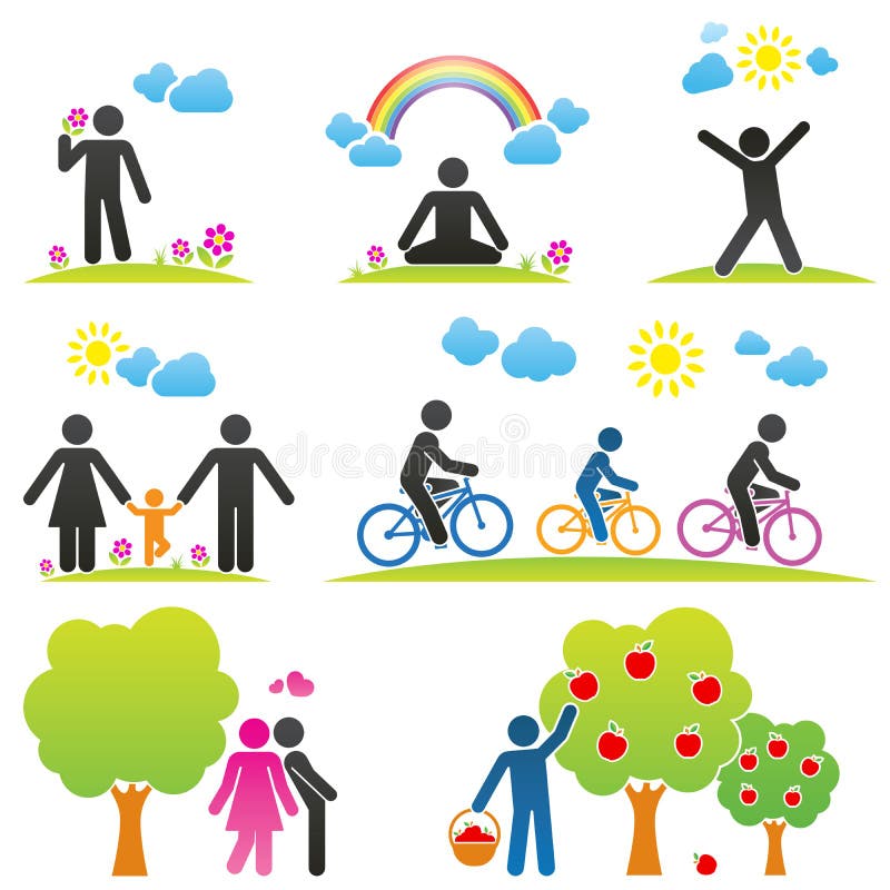 Stickman Sign Direction Arrow Decision Stock Vector - Illustration of ...