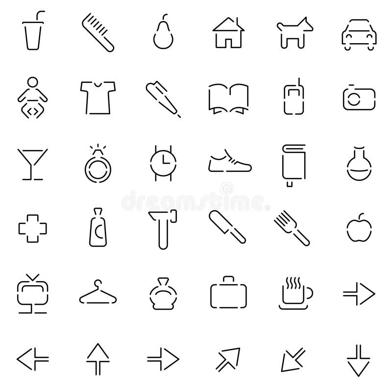 Piktogramme vektor abbildung. Illustration von finanzierung - 18414391