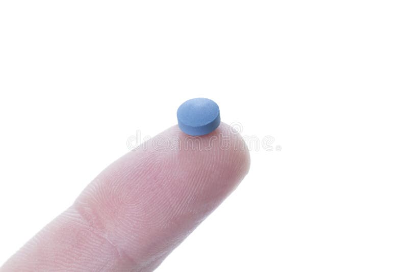Pil Op Het Uiteinde Van Een Vinger Stock Afbeelding - Image of helder ...