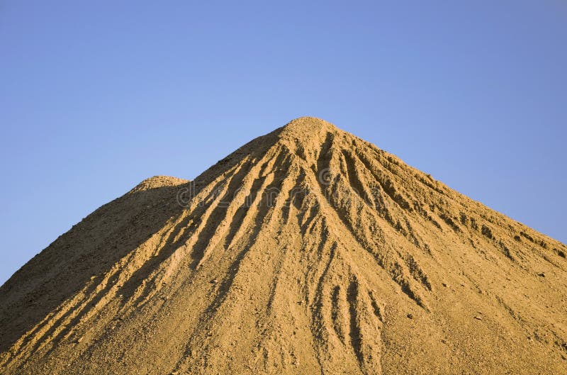 Pila de arena foto de archivo. Imagen de caribbean, material - 35774656