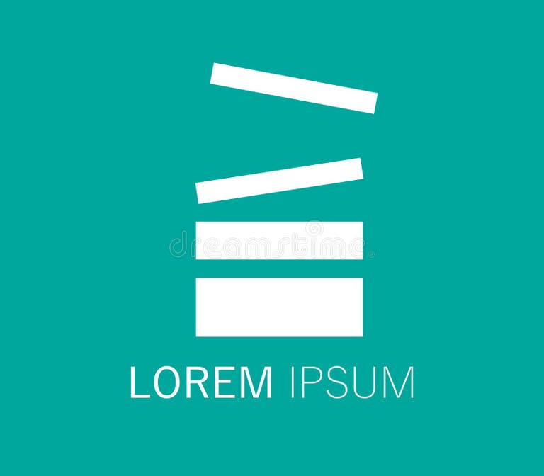 Pila Logo Concept stock de ilustración. Ilustración de biblioteca ...