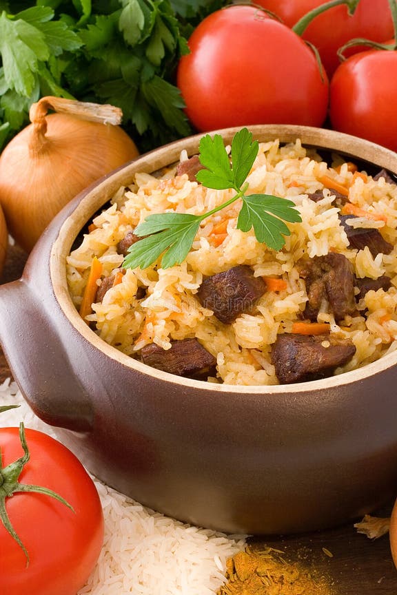 Pilaf stock image. Image of close, photograph, calorie - 645227