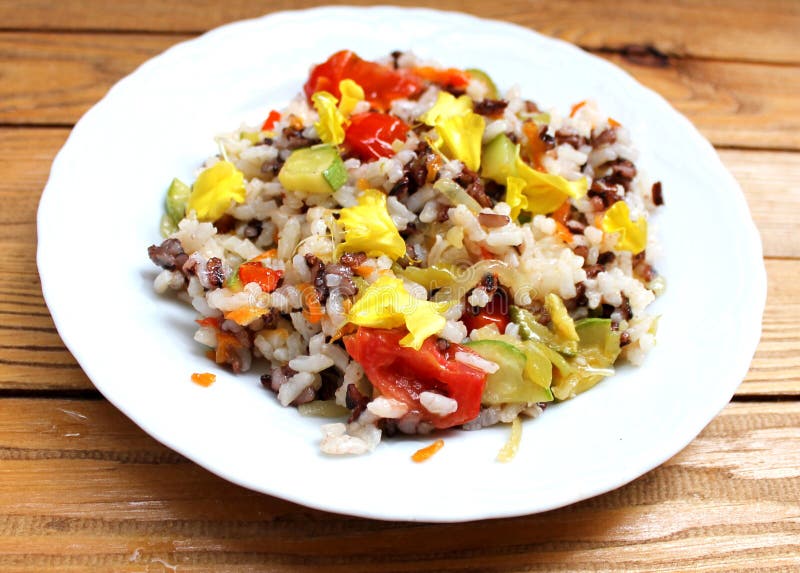 Pilaf of Black and White Rice Stock Image - Image of rice, hearty: 97547099