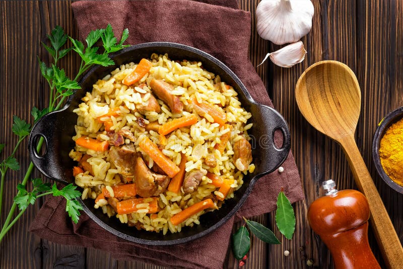 Arabic rice stock photo. Image of eating, pilaf, kabsa - 32149176