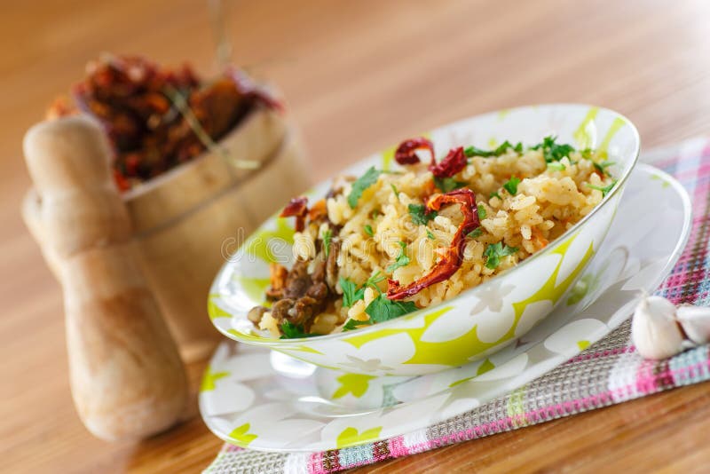 Pilaf stock photo. Image of lunch, asian, eating, food - 37771356