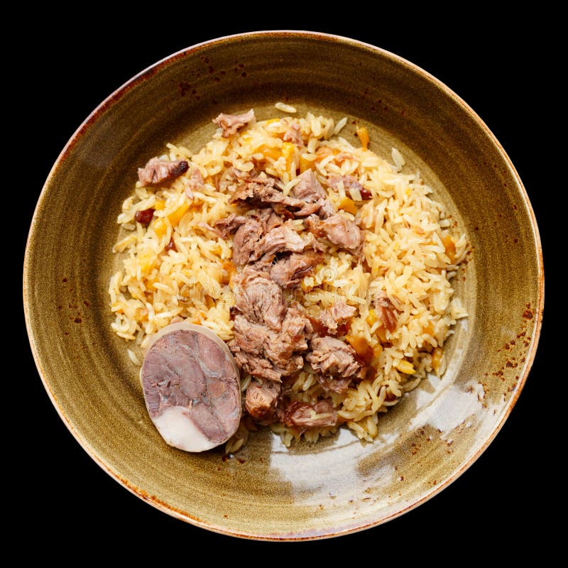 Pilaf, Traditional Dish of the Middle East, Stock Image - Image of ...