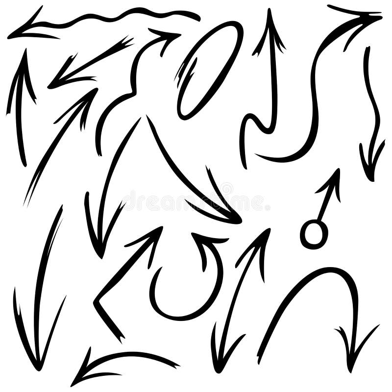 Pilar tecknad hand vektor illustrationer. Illustration av bakgrund ...