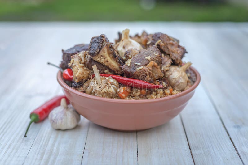 Pilau stock photo. Image of prepared, outdore, dish, spicy - 40828638