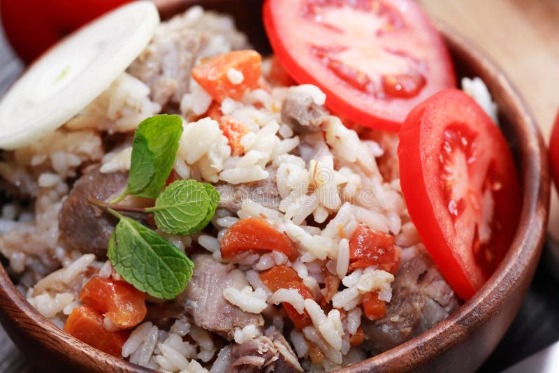 Pilau Cooking stock photo. Image of rice, setting, place - 10510526