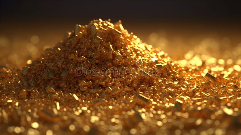Pile of Abstract Gold Material Texture Surface Vibrant and Luxury Color ...