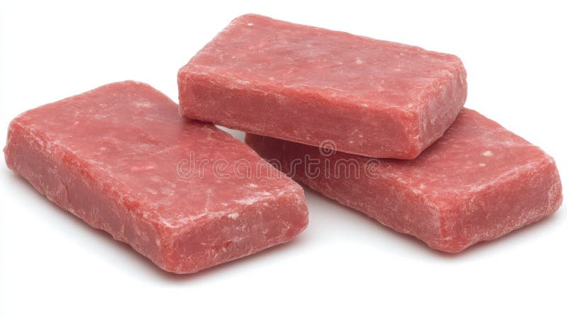 A Pile of Aged Red Bricks Stands Alone on a White Backdrop, Suitable ...