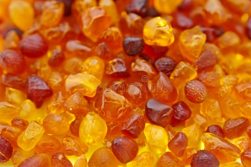 Pile of Amber Colored Stones Stock Photo - Image of closeup, surface ...