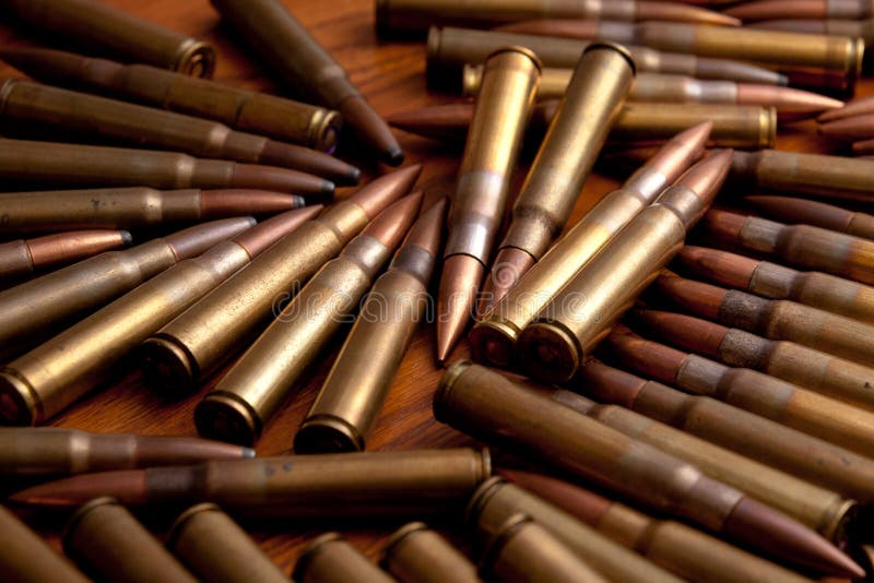 Pile of ammunition stock photo. Image of cash, metal - 23153882