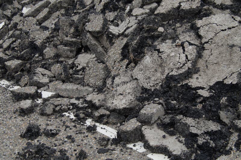 Asphalt pieces stock photo. Image of removed, gray, pile - 42538490
