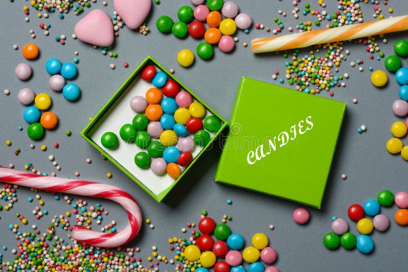 Pile of Assorted and Colored Candies Stock Photo - Image of colorful ...