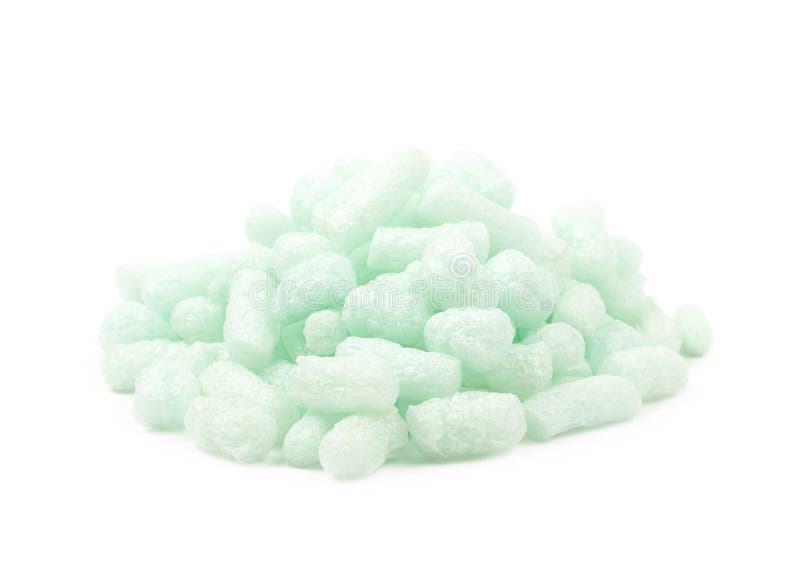 Pile of Bioplastic Foam Peanuts Stock Photo - Image of protection ...