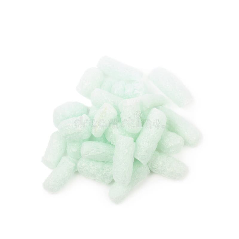 Pile of Bioplastic Foam Peanuts Stock Photo - Image of protection ...